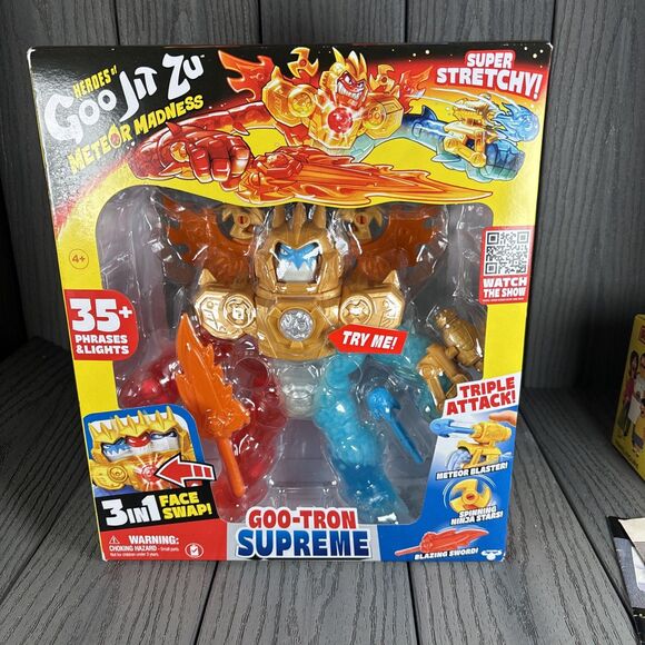 Toys | Heroes Of Goo Jit Zu Meteor Madness Gootron Supreme Action ...
